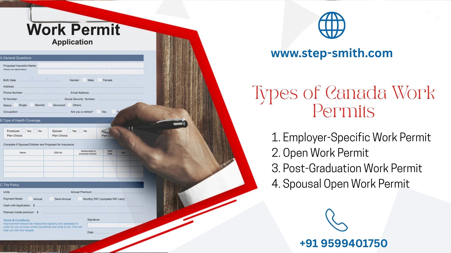 How to Apply for a Canada Work Permit in 2025 | Stepsmith